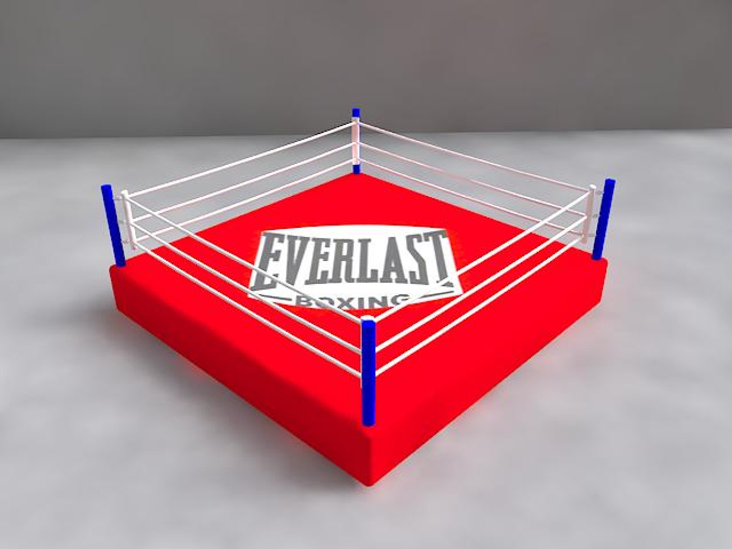 Free Boxing Ring 3d Model