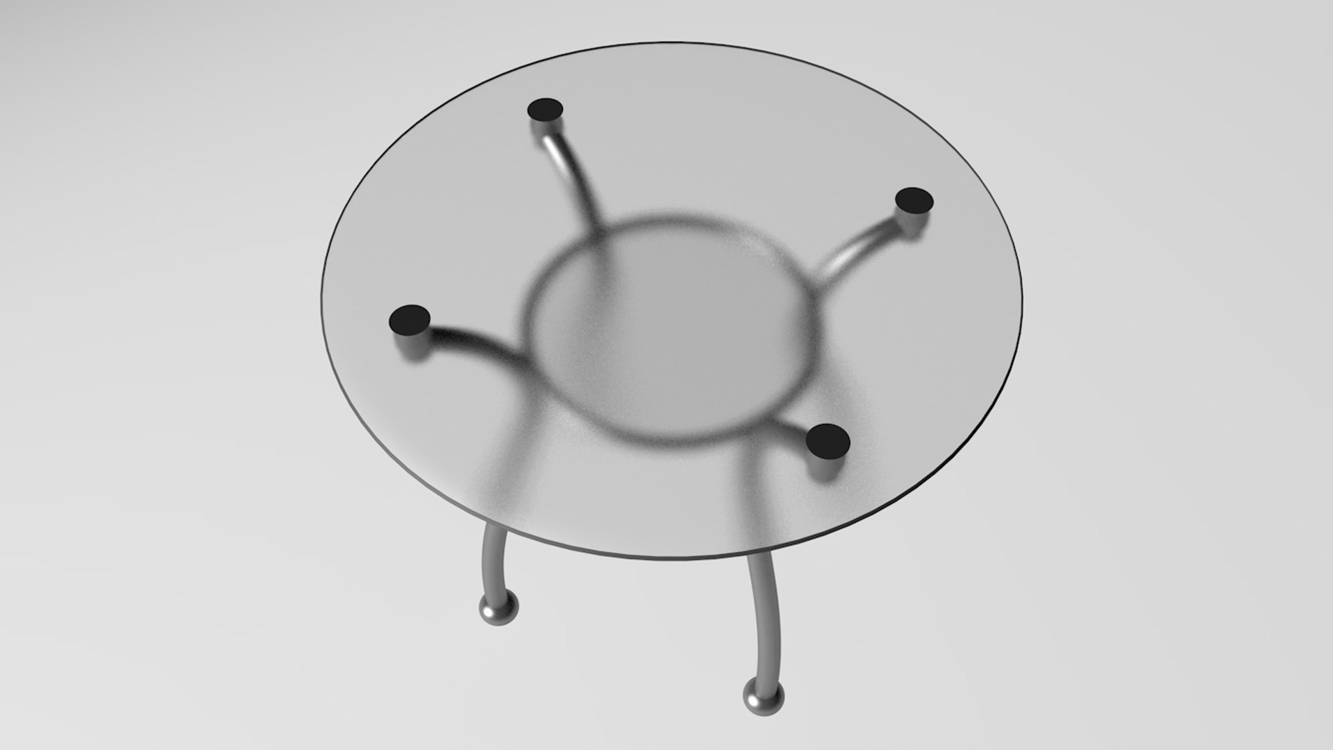 glass table 3d model