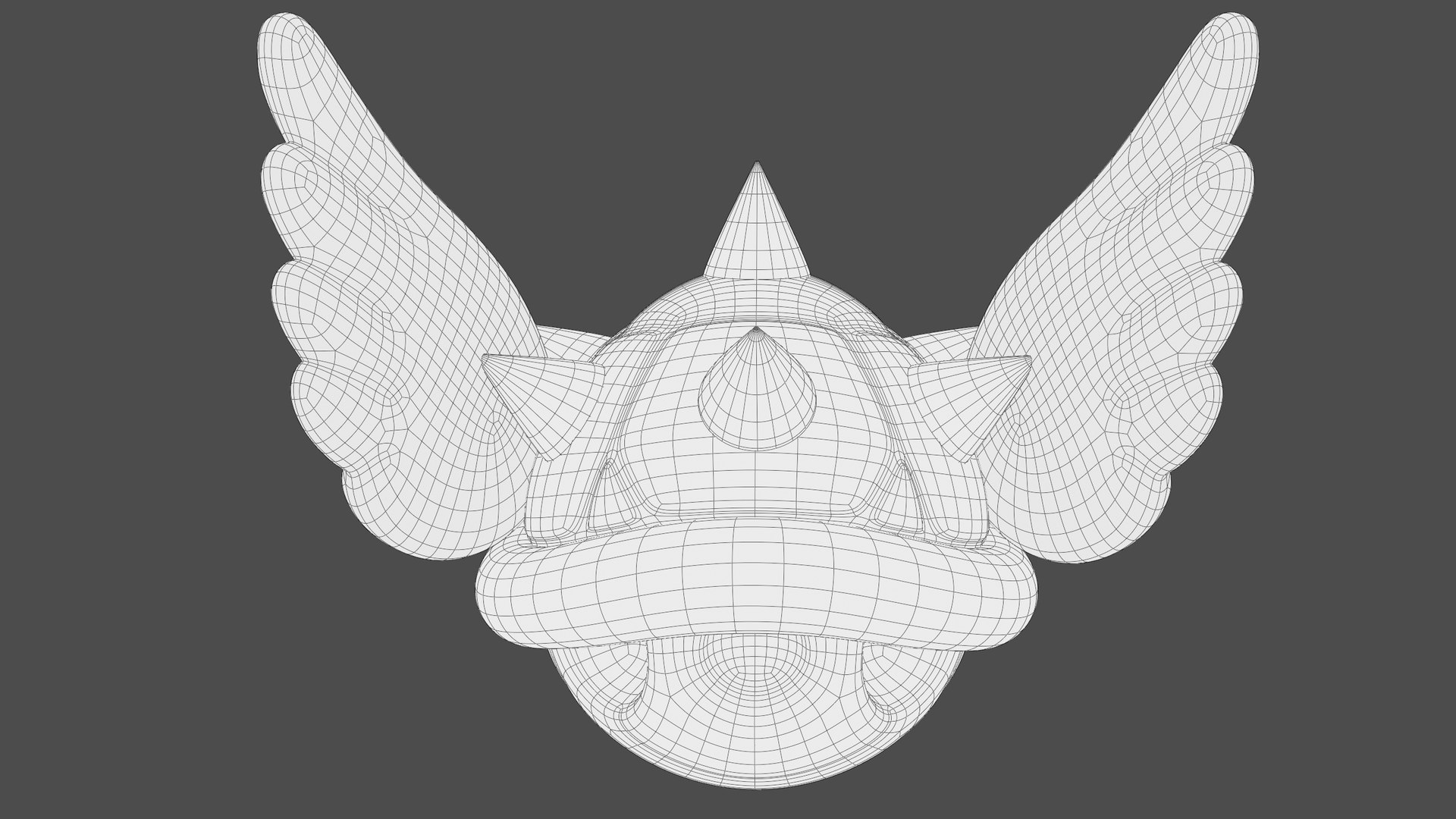 3D Mario Bros Koopa Shell Wings Blue Model - TurboSquid 2327078