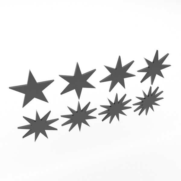 Stars 3D model - TurboSquid 1347711