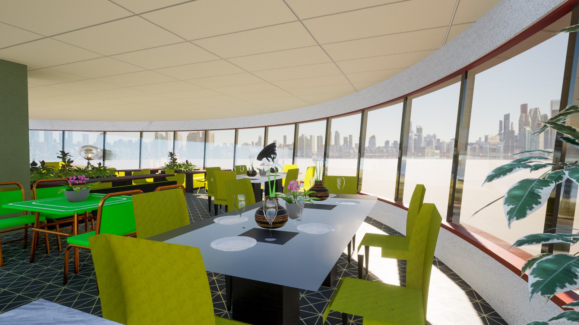 Tower Restaurant Architectural Model 3D Model - TurboSquid 1840412