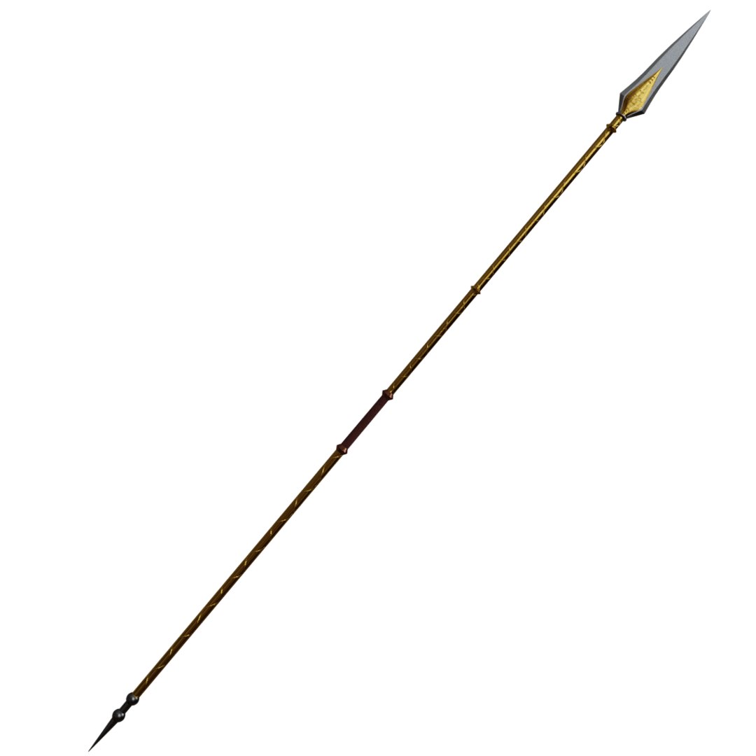 3D Golden Spear Gold - TurboSquid 1644307