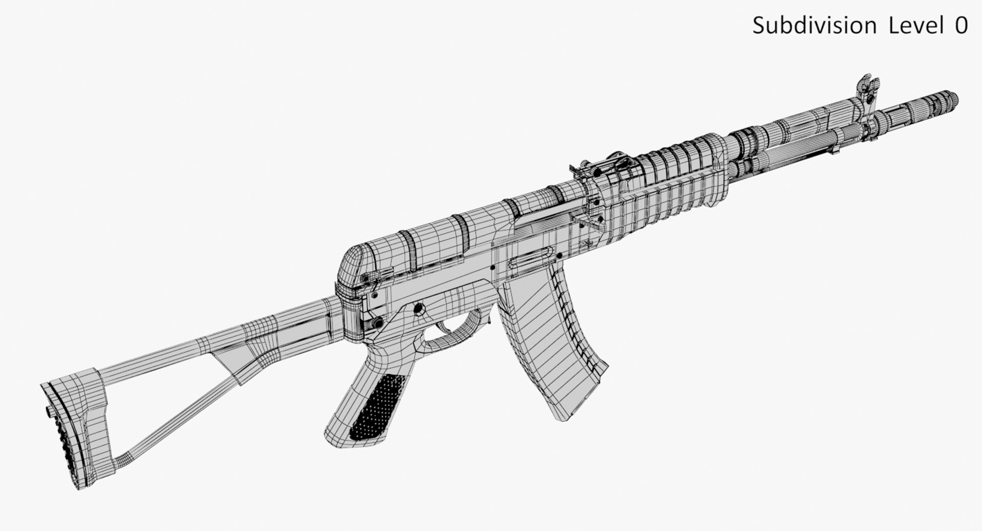 Realistic Aek 971 Weapons 3D Model - TurboSquid 1335169