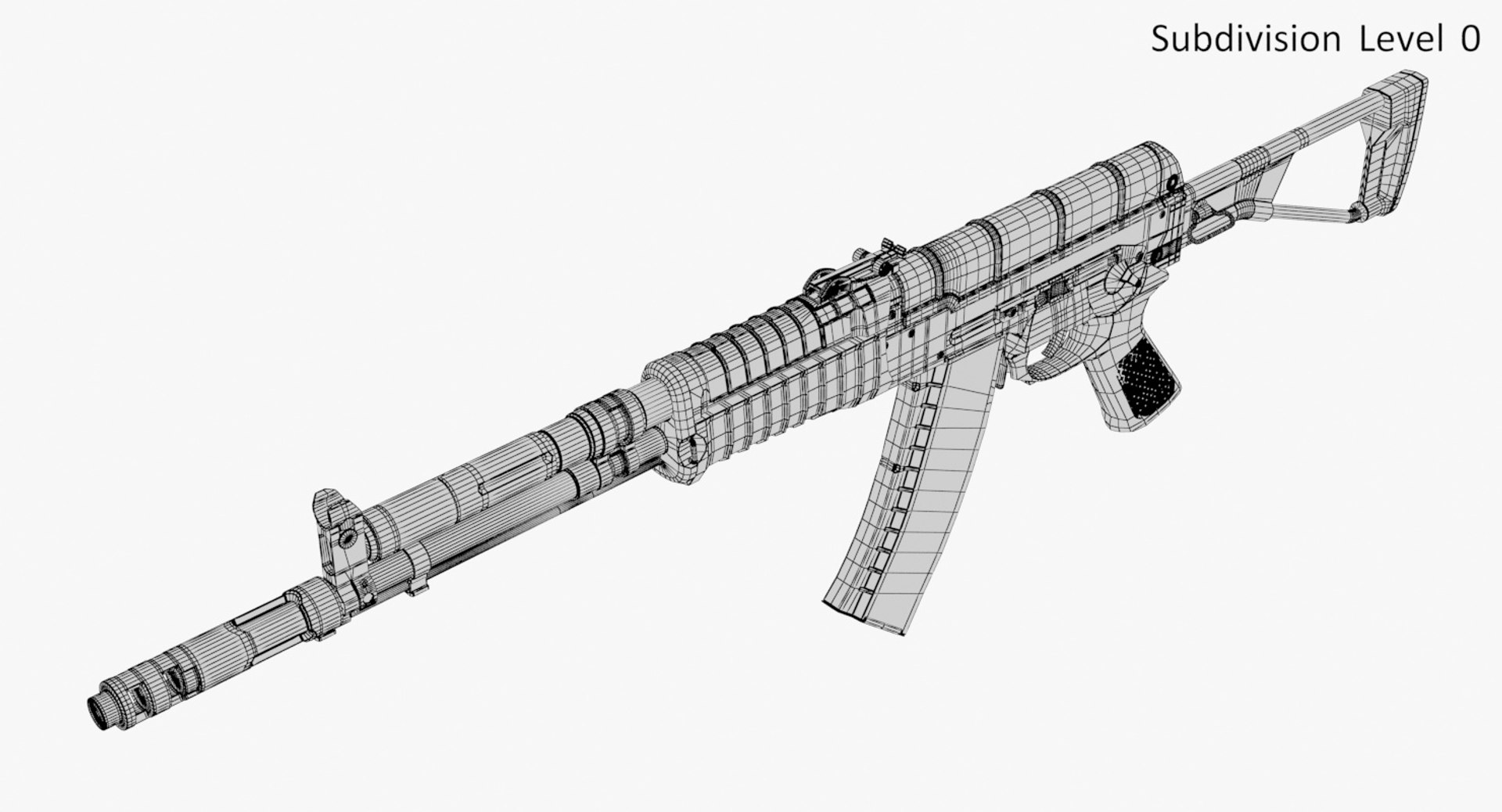 Realistic Aek 971 Weapons 3D Model - TurboSquid 1335169