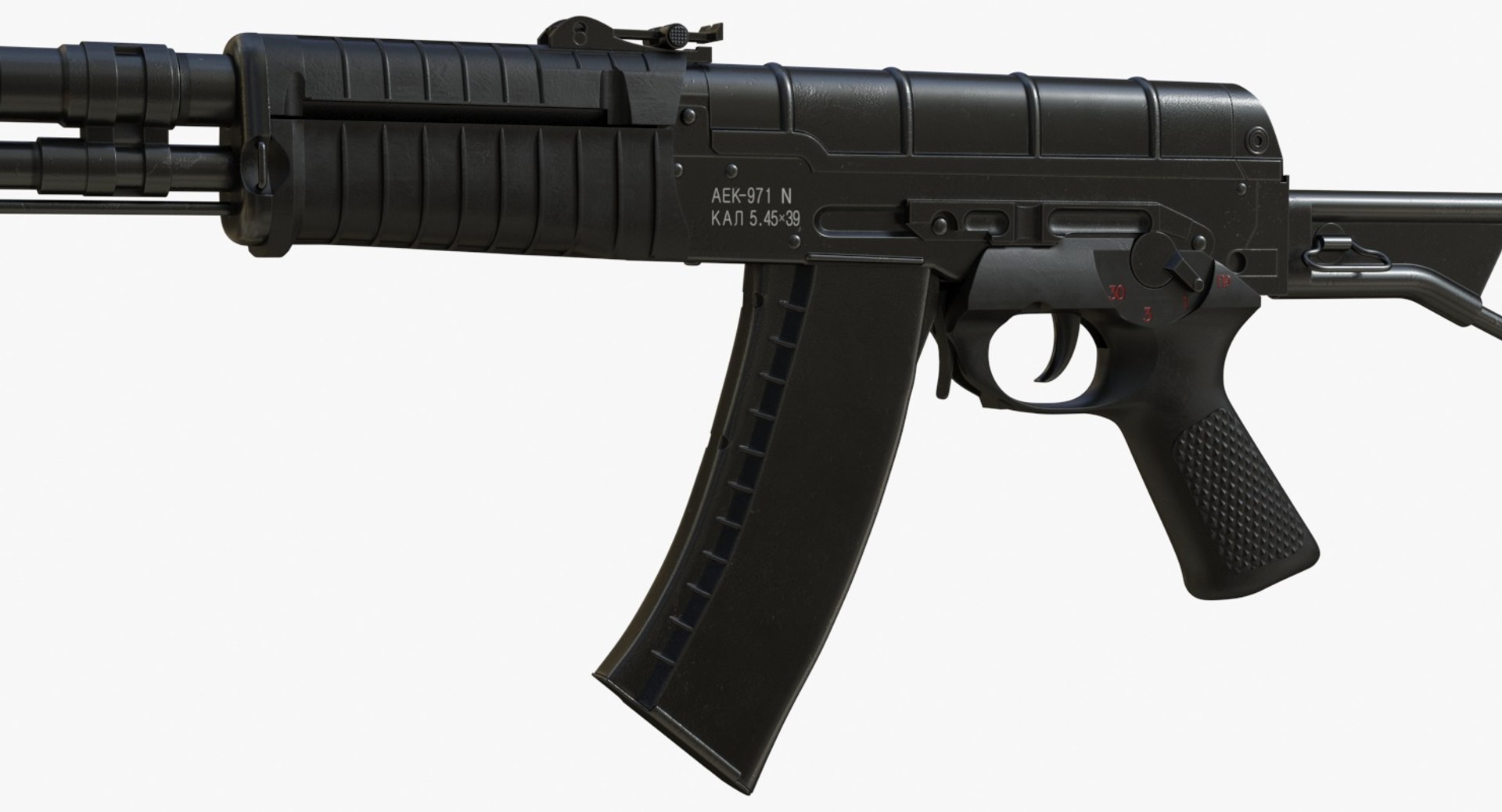 Realistic Aek 971 Weapons 3D Model - TurboSquid 1335169