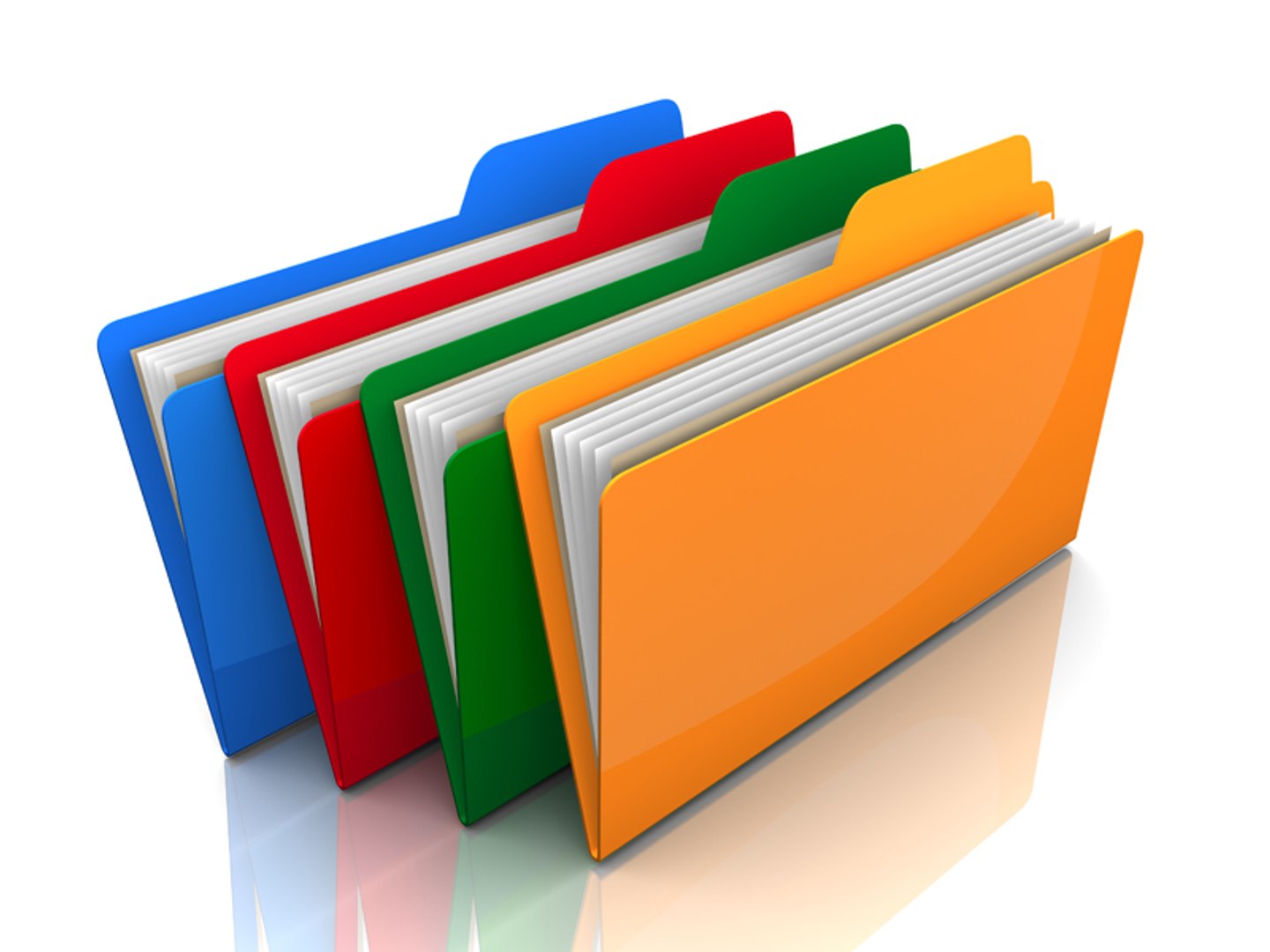 Stack Folders 3d Model