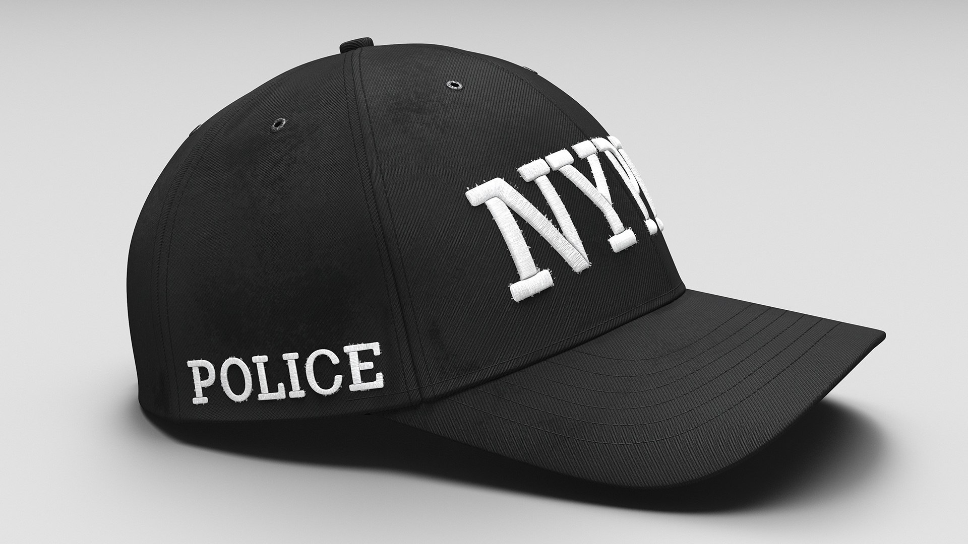 3D NYPD Police Baseball Cap - TurboSquid 2236990