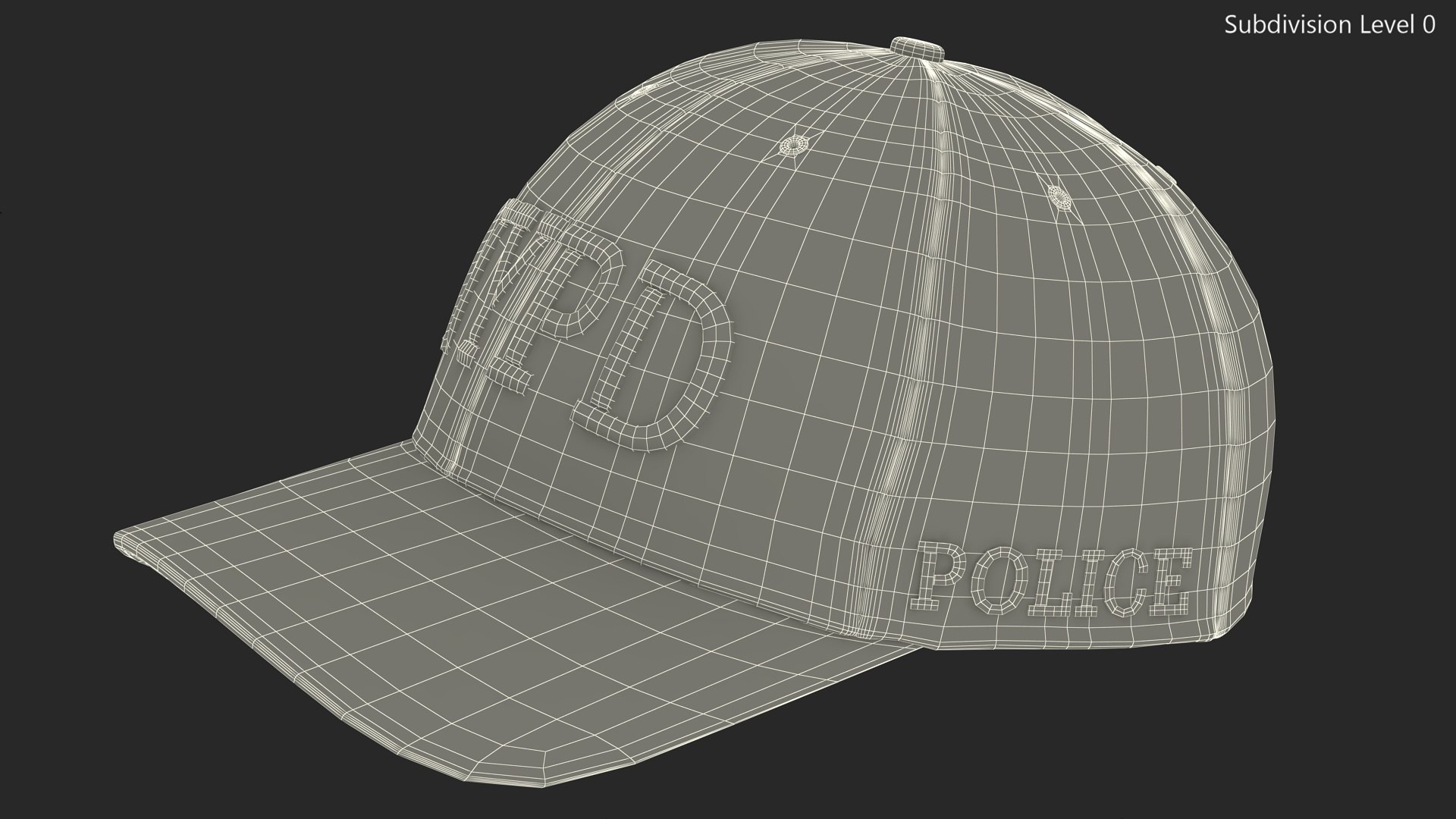 3D NYPD Police Baseball Cap - TurboSquid 2236990