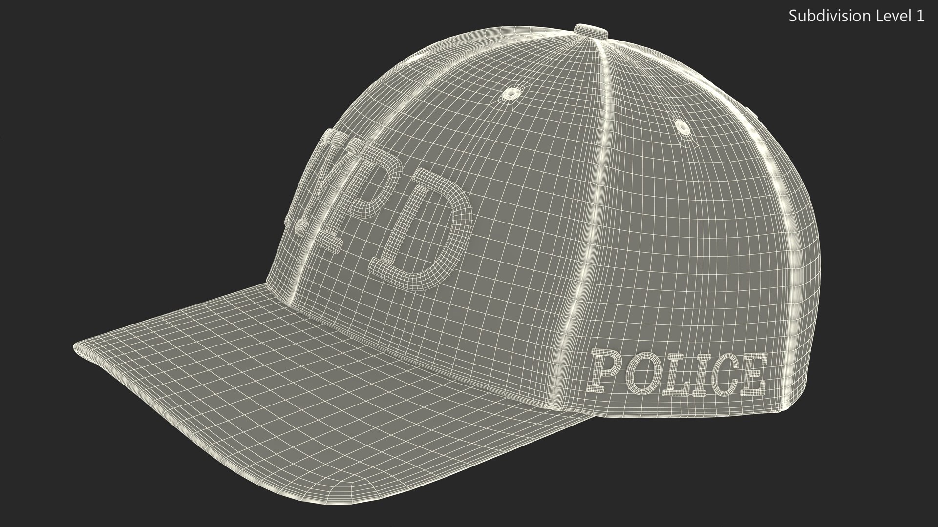 3D NYPD Police Baseball Cap - TurboSquid 2236990
