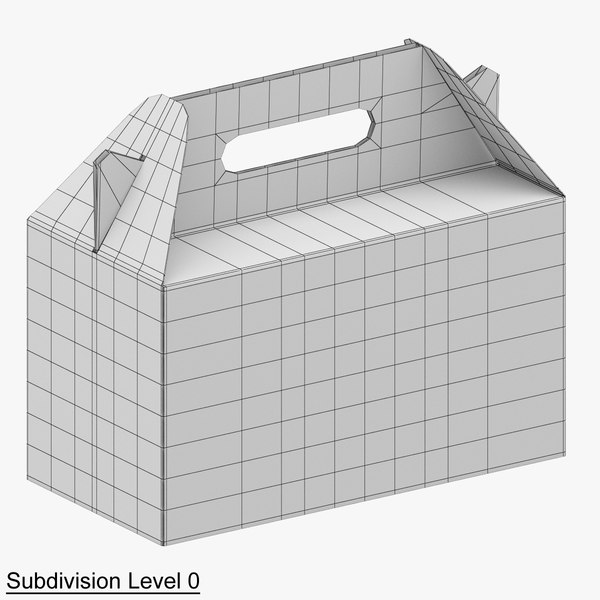 Packaging box 01 3D model - TurboSquid 1375427