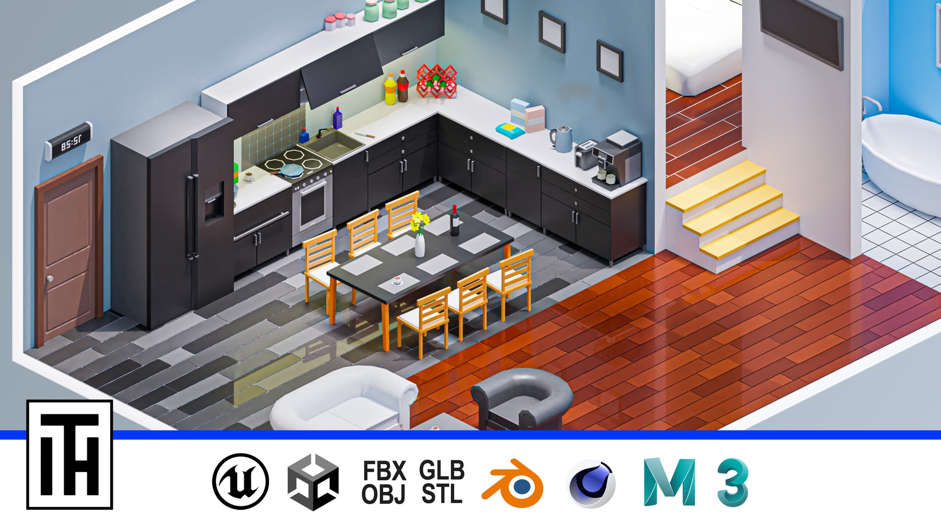 Room 74 3D model - TurboSquid 2155149