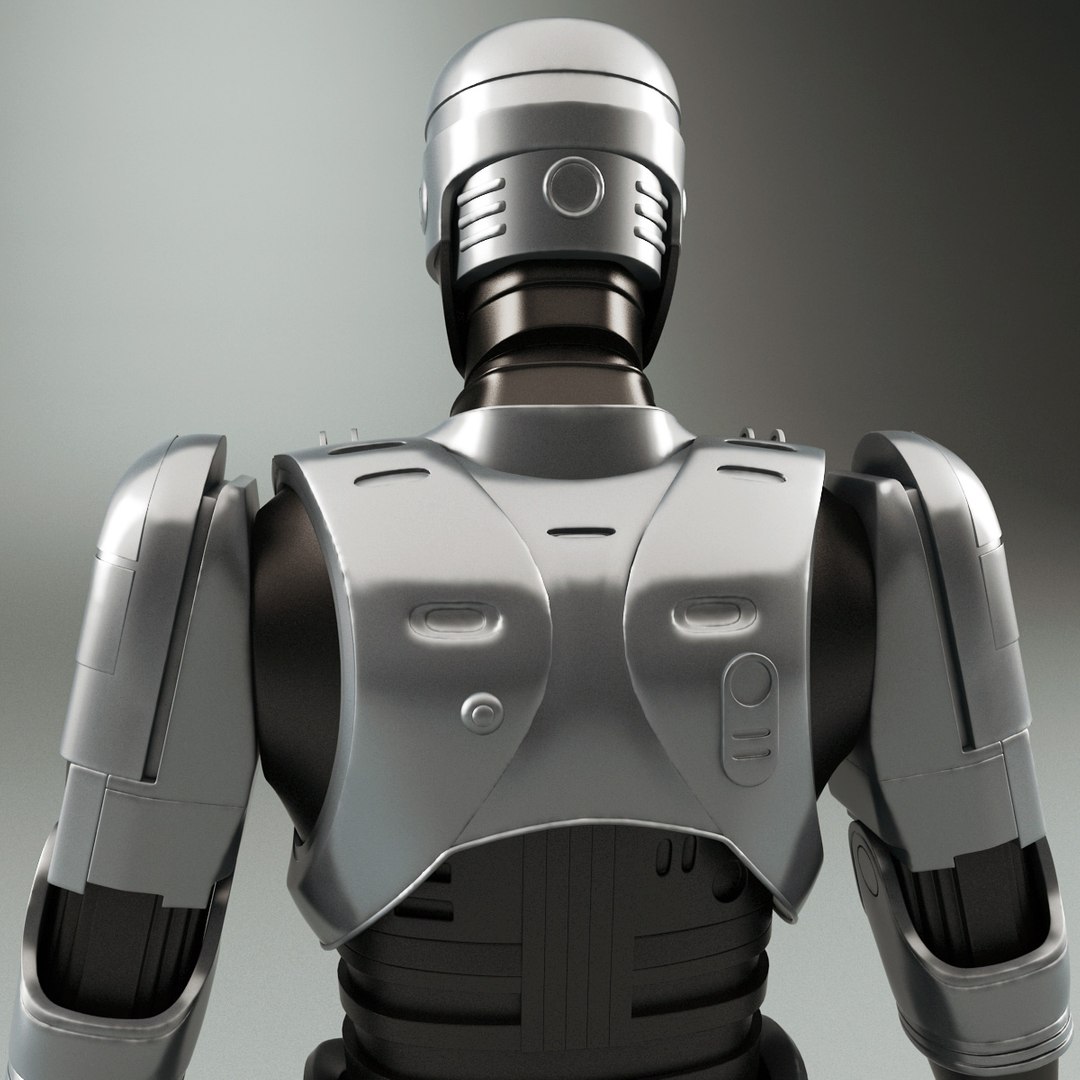 3d Model Of Robocop Static