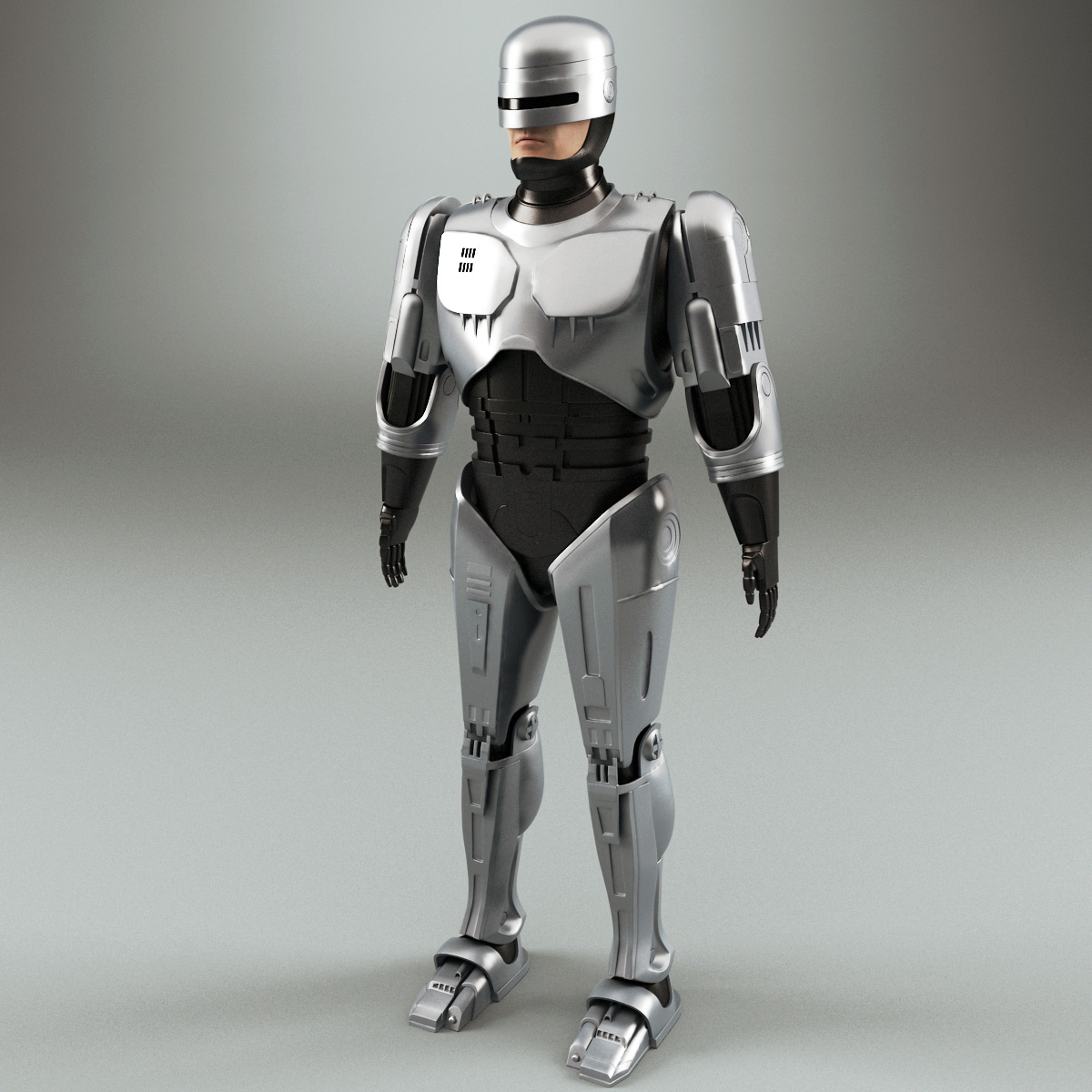 3d model of robocop static