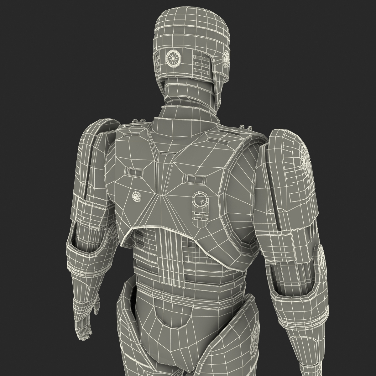 3d model of robocop static