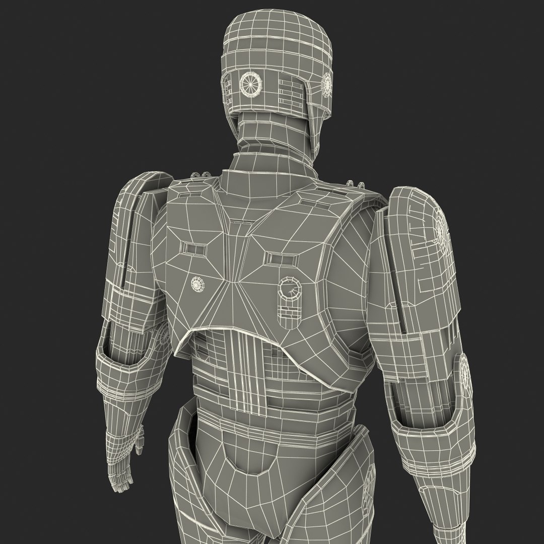 3d Model Of Robocop Static