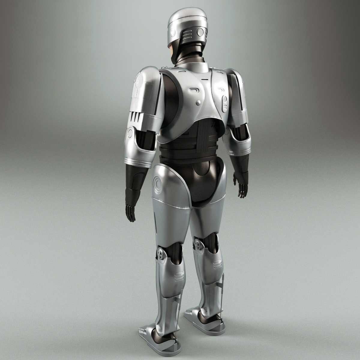 3d model of robocop static