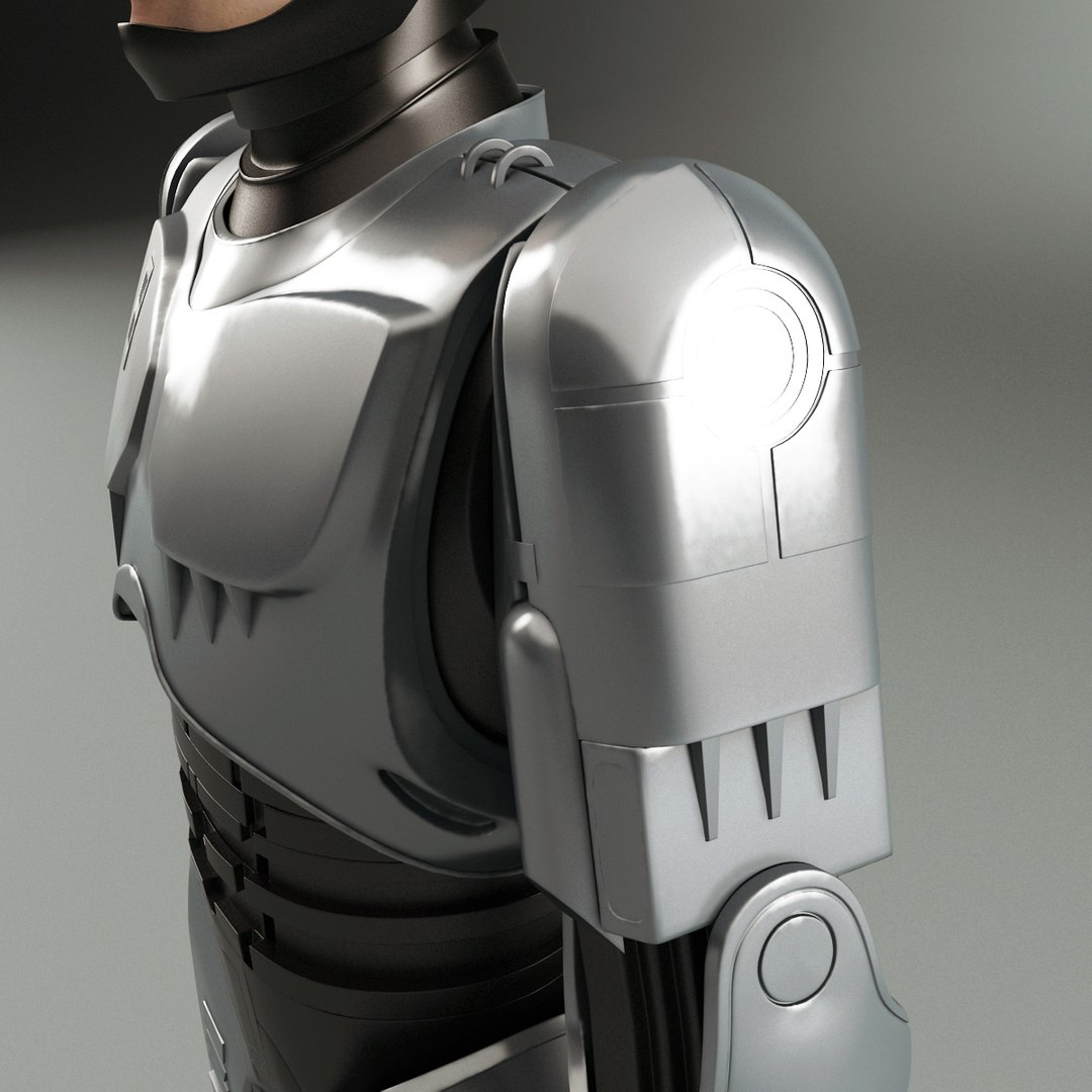 3d Model Of Robocop Static