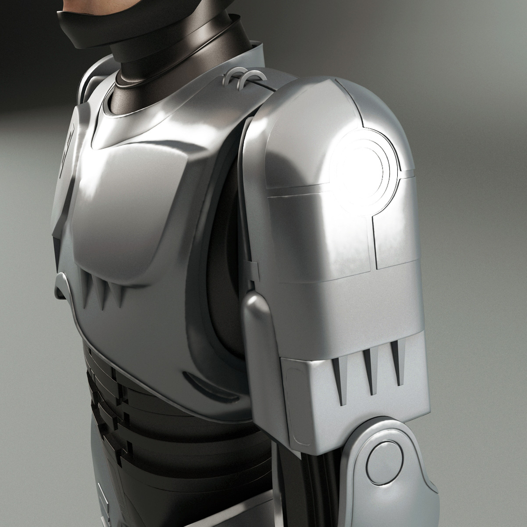 3d model of robocop static