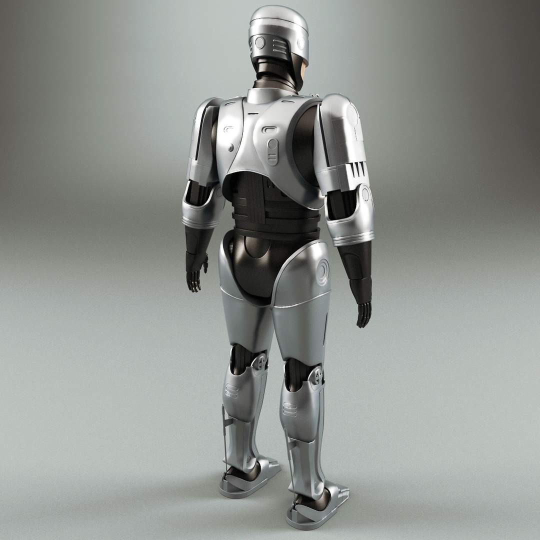 3d model of robocop static