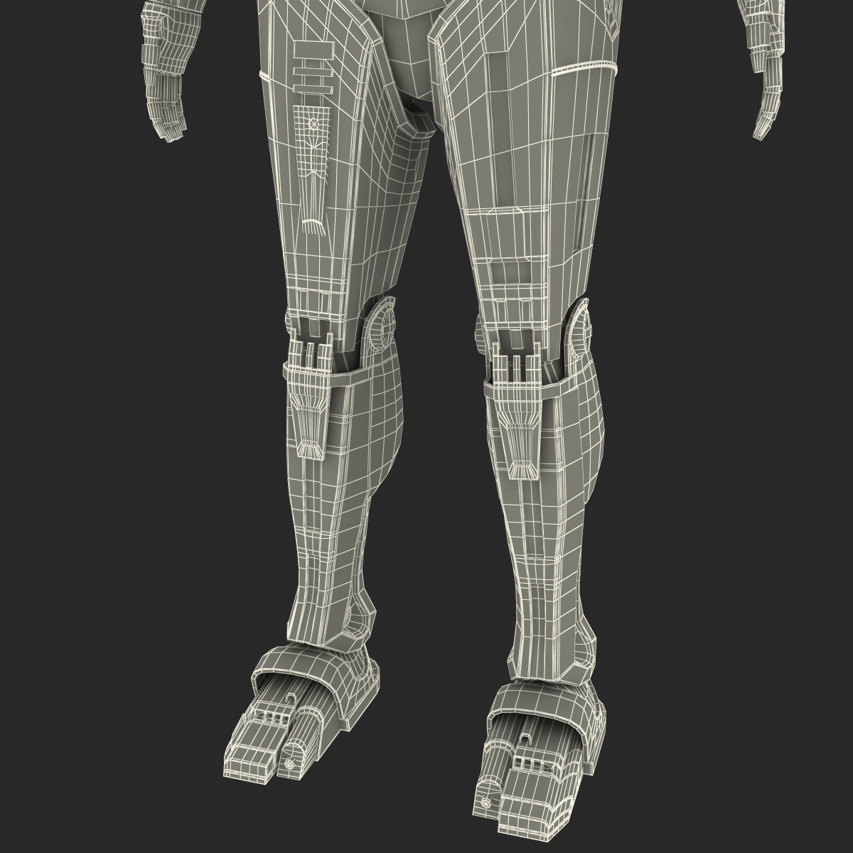 3d model of robocop static