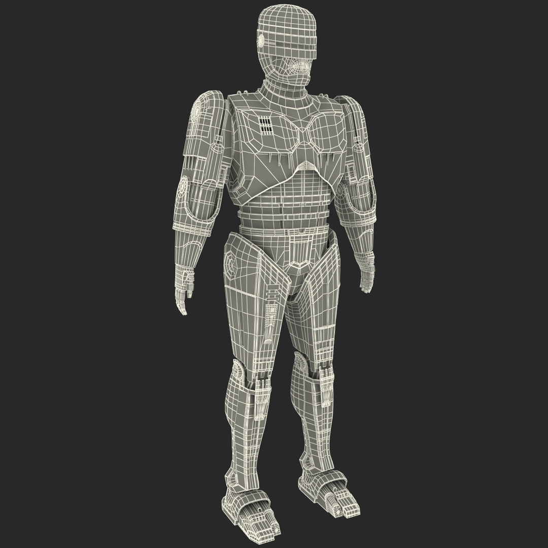 3d model of robocop static