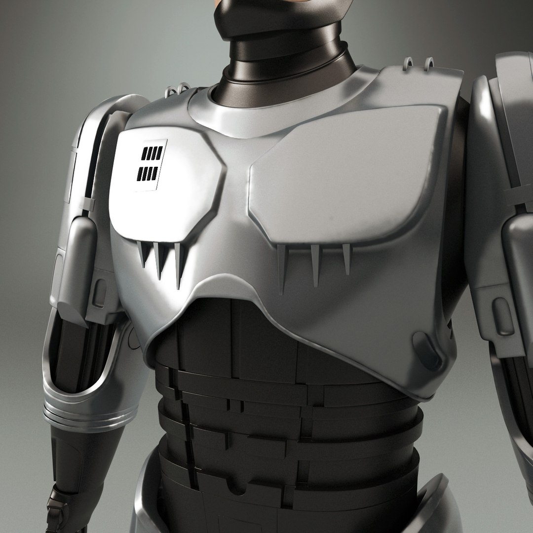 3d Model Of Robocop Static
