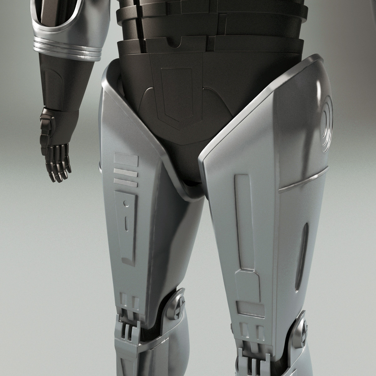 3d model of robocop static