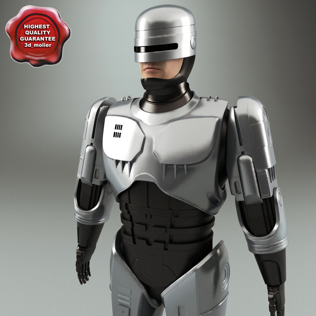 3d model of robocop static