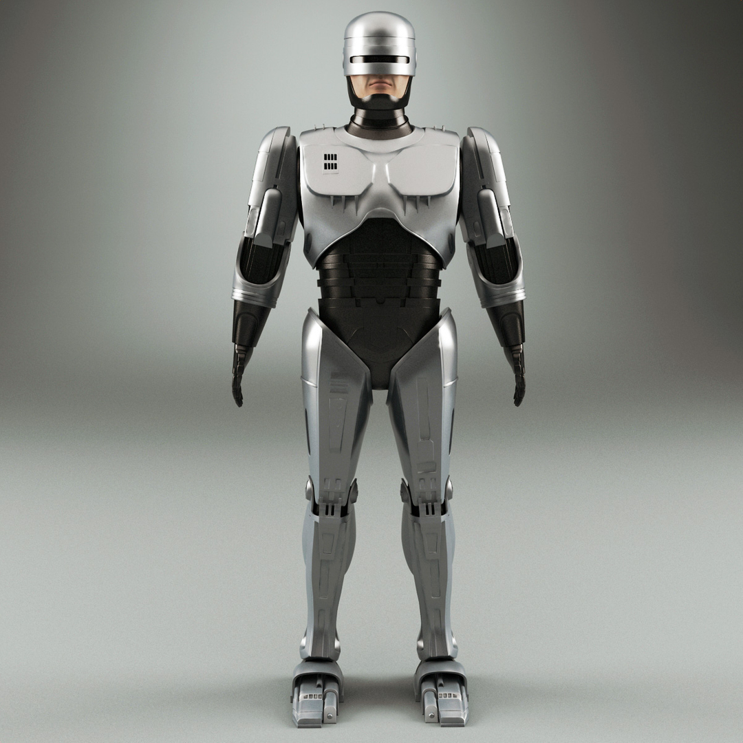 3d model of robocop static