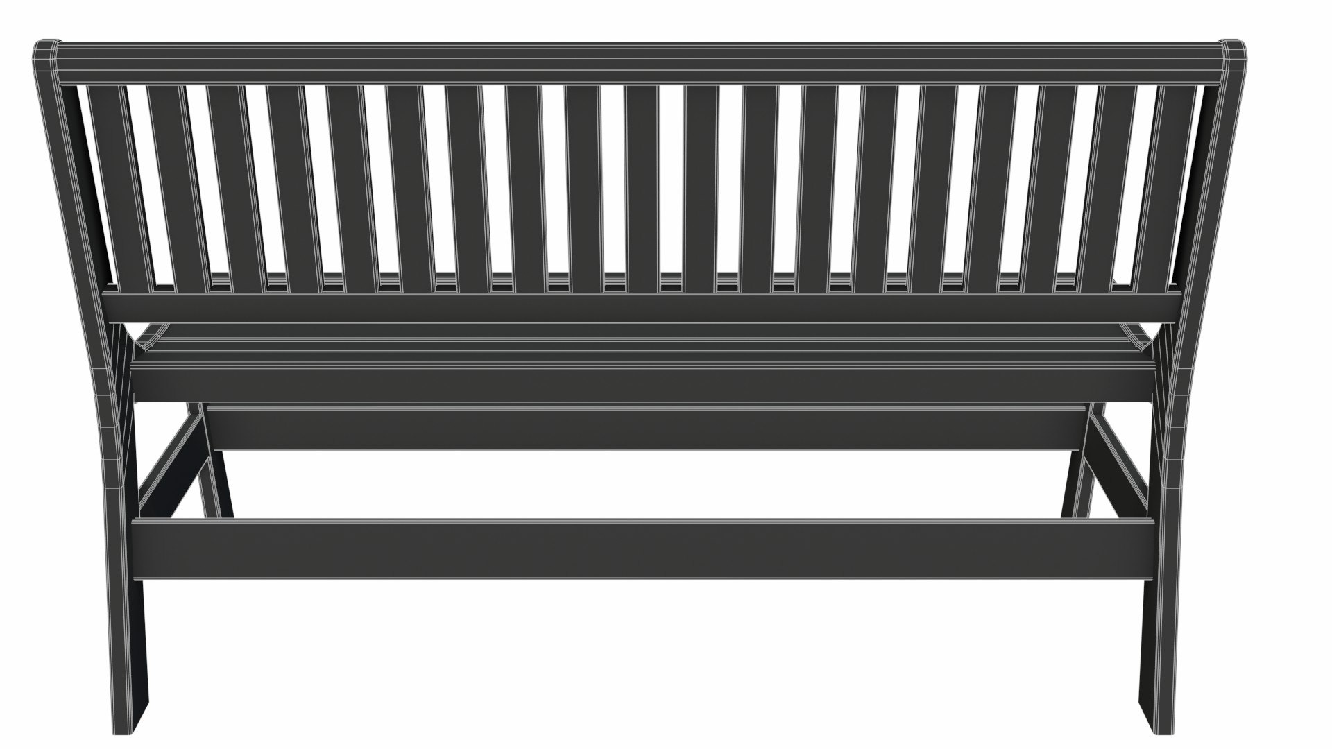 3D bench seat furnishing model - TurboSquid 1688785