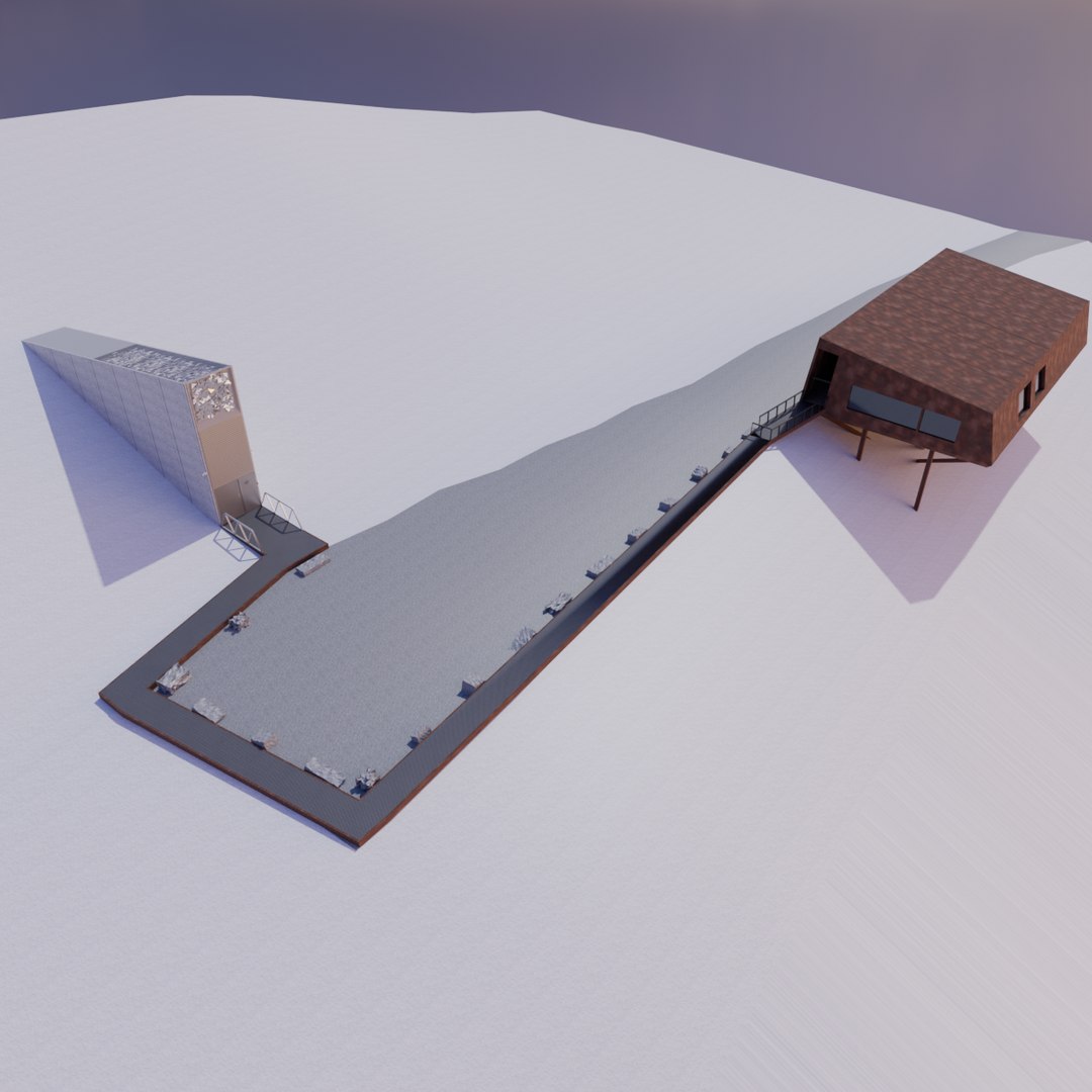 Svalbard Global Seed Vault Model - TurboSquid 2235795