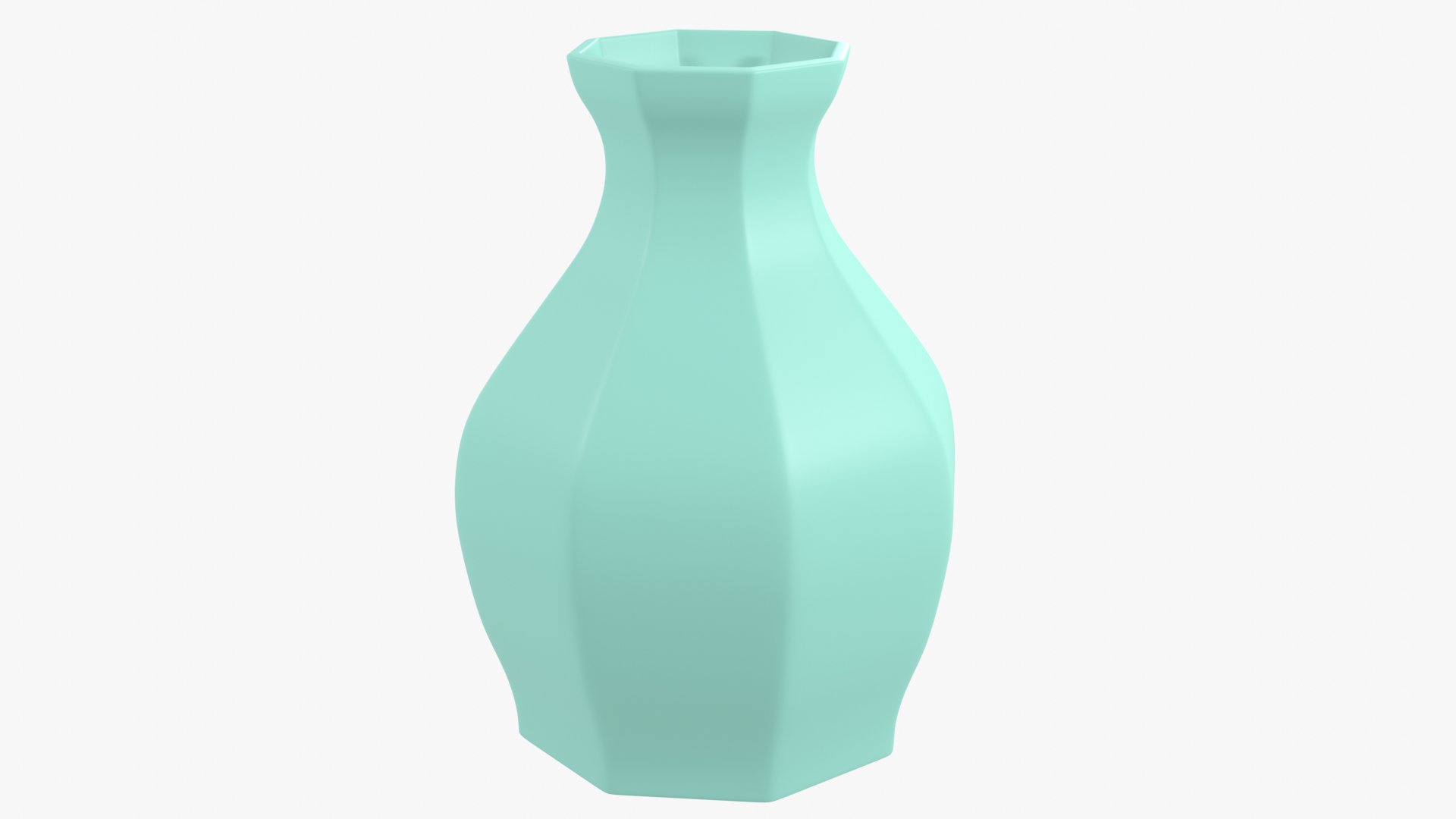 Octagonal Vase 3D - TurboSquid 2058305