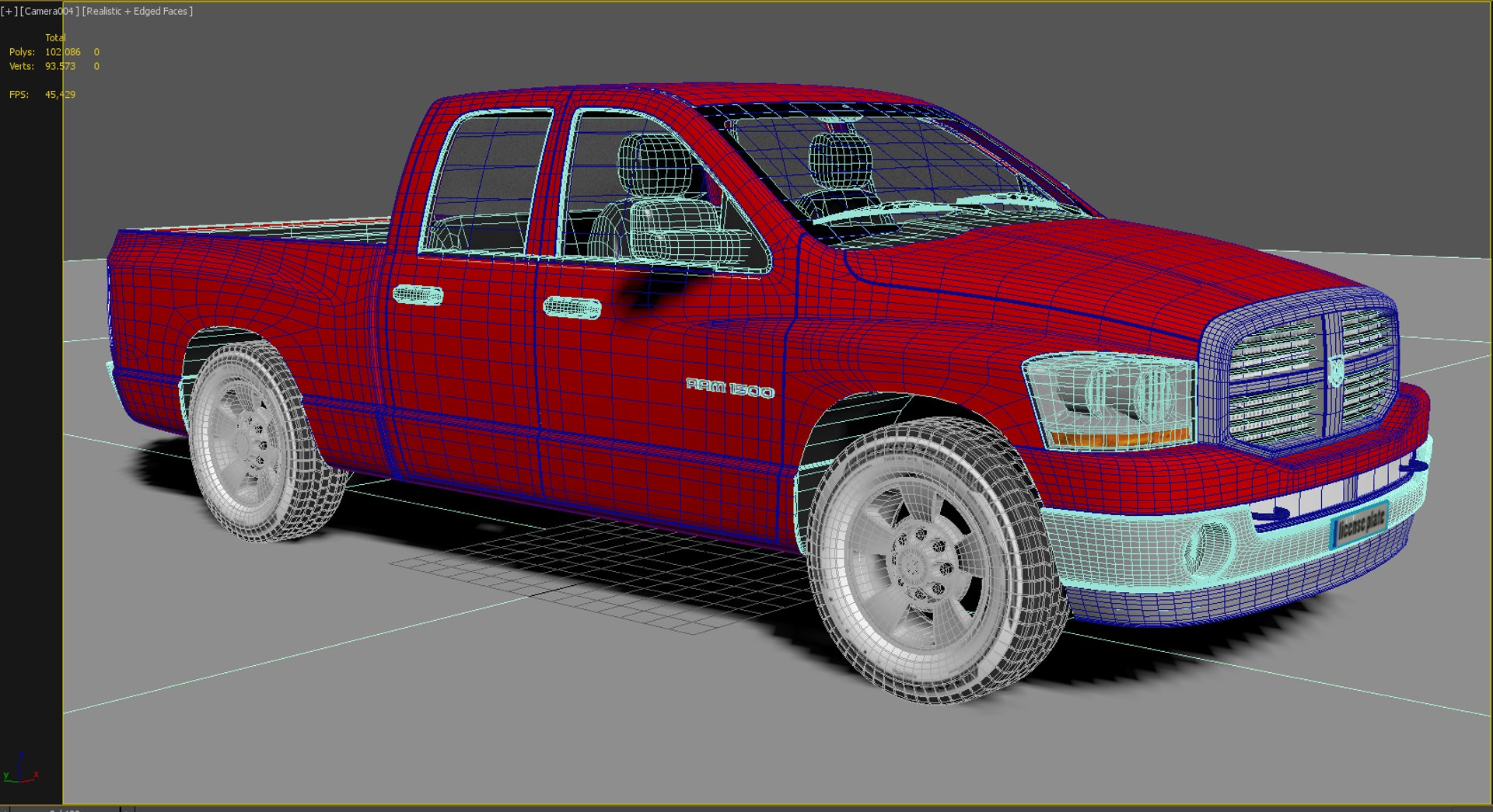 Dodge Ram 1500 3D Model - TurboSquid 2005608