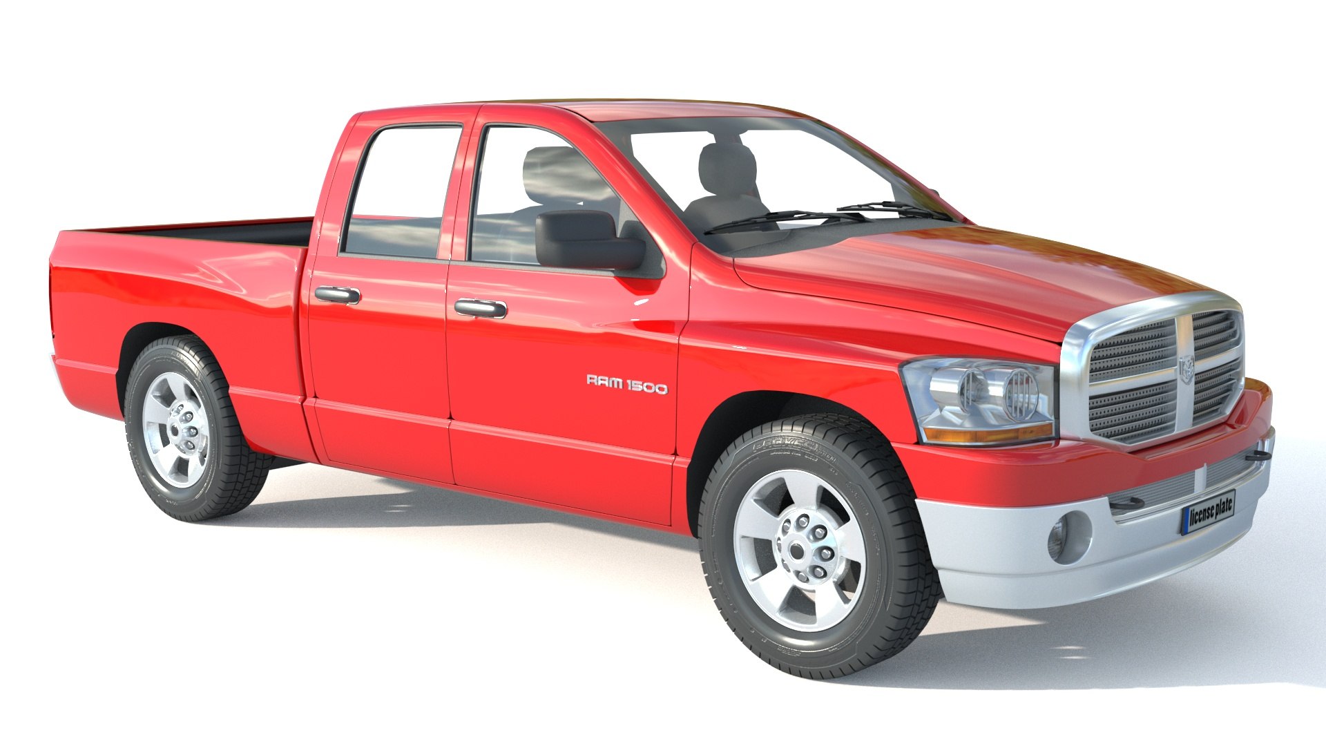 Dodge Ram 1500 3D Model - TurboSquid 2005608