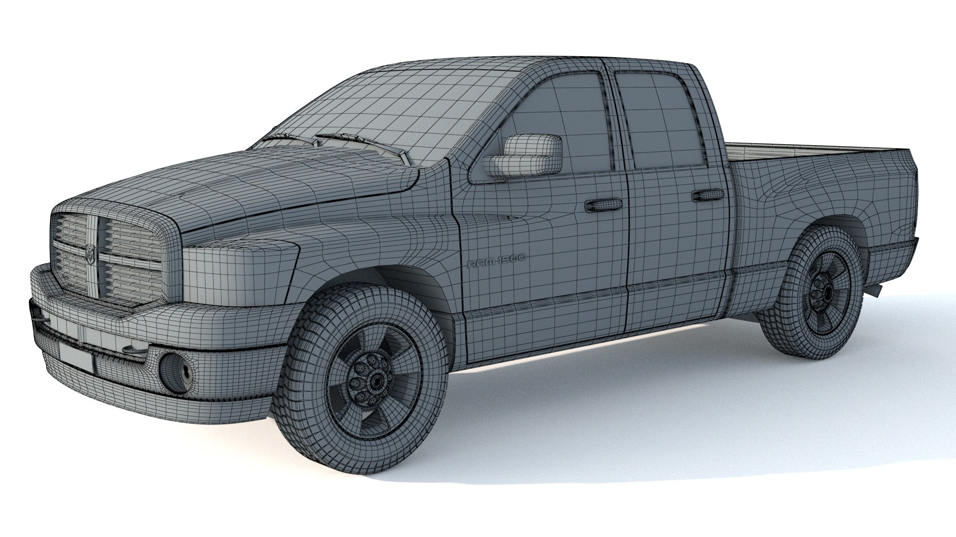 Dodge Ram 1500 3D Model - TurboSquid 2005608