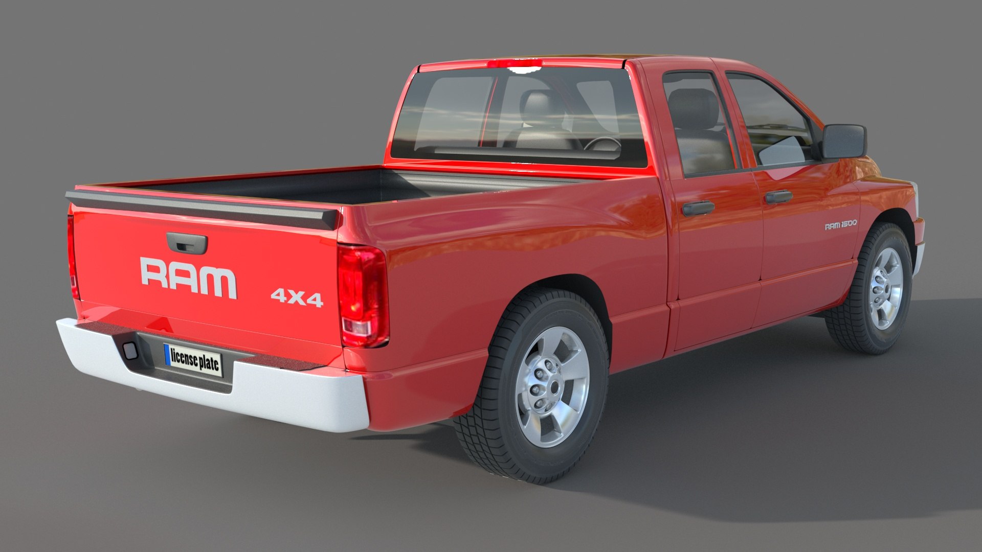Dodge Ram 1500 3D Model - TurboSquid 2005608