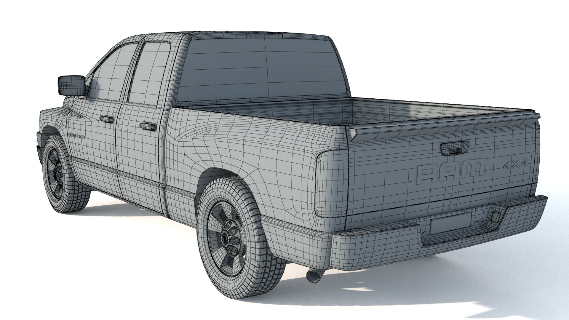 Dodge Ram 1500 3D Model - TurboSquid 2005608
