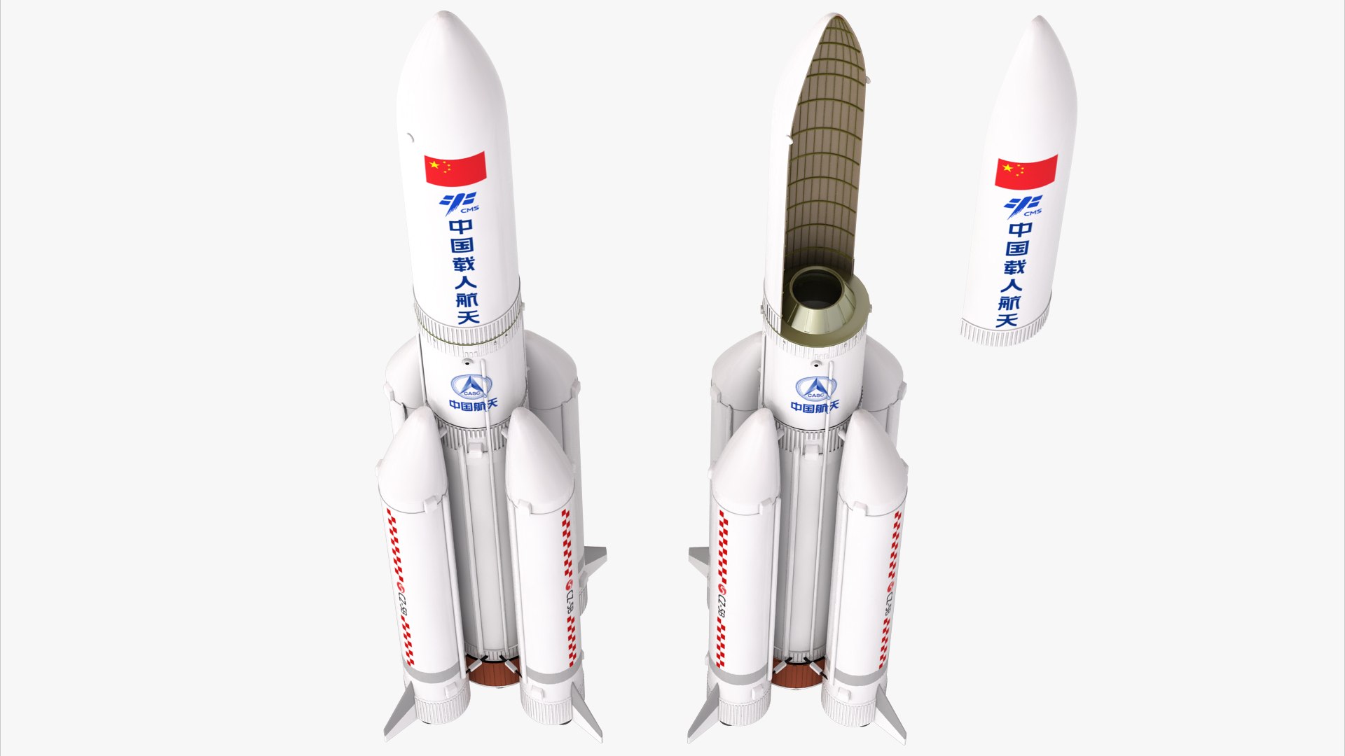 3D Long March 5b Model - TurboSquid 1686724