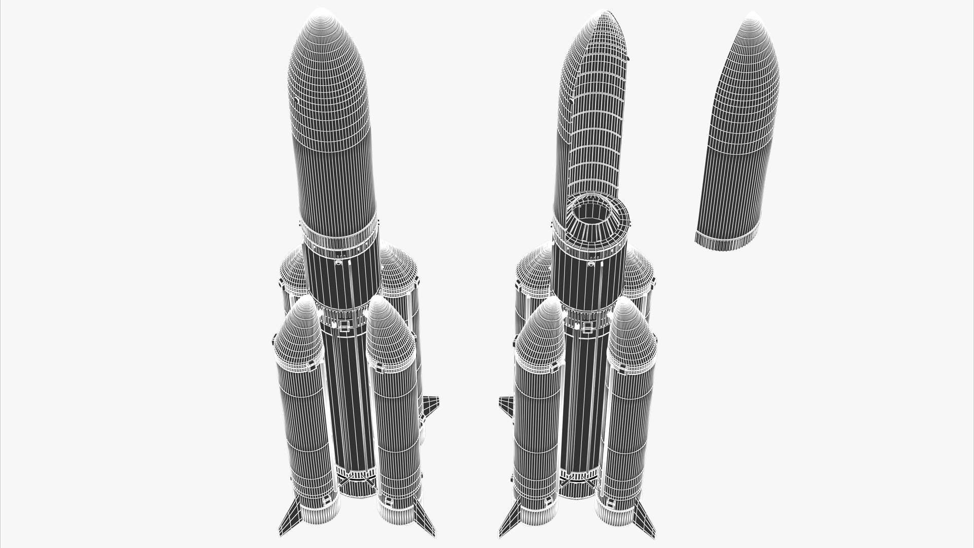 3D Long March 5b Model - TurboSquid 1686724