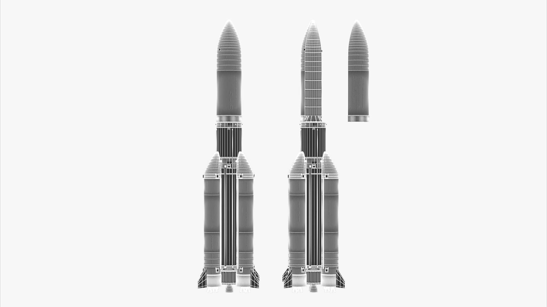 3D Long March 5b Model - TurboSquid 1686724