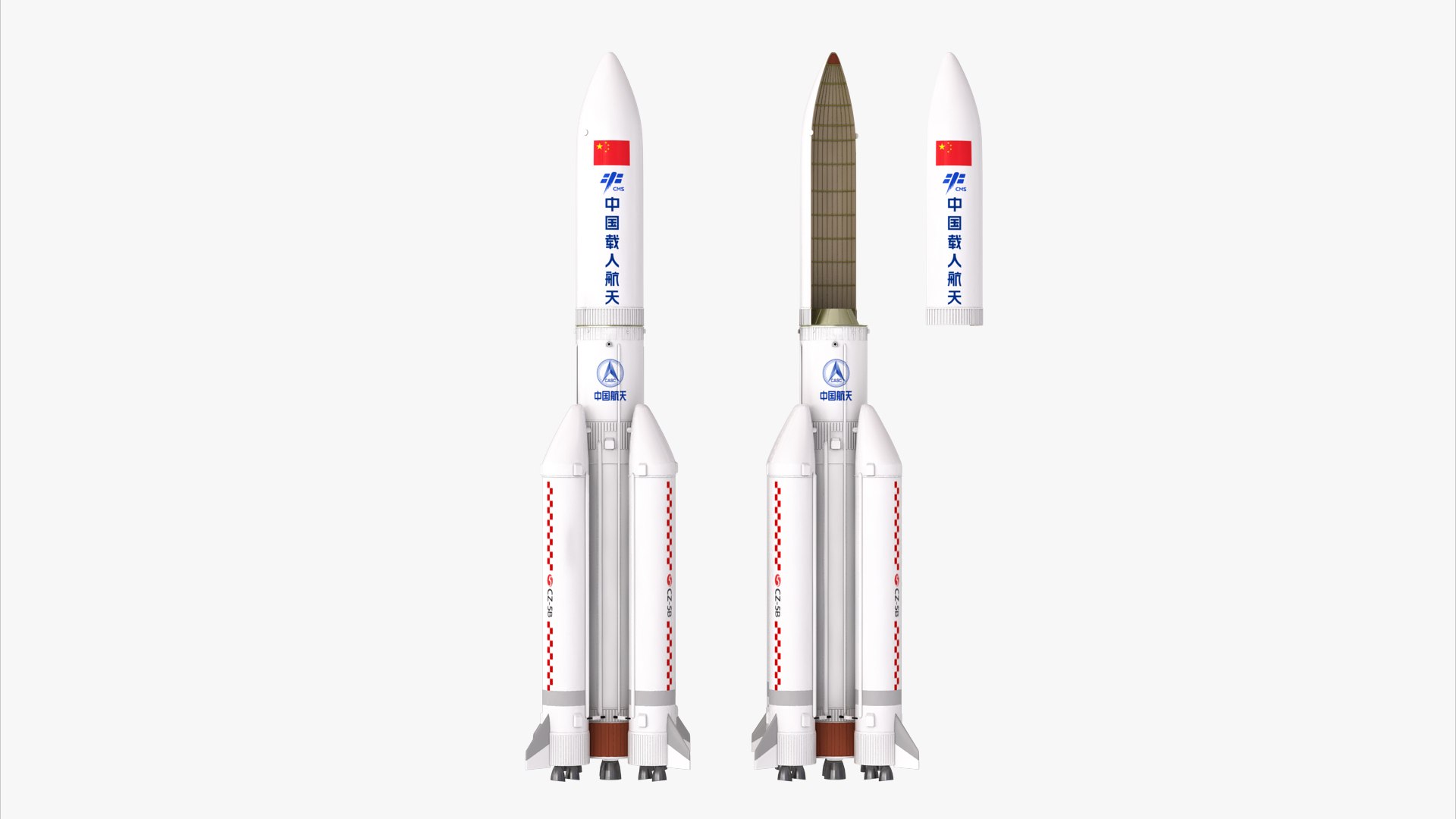 3D Long March 5b Model - TurboSquid 1686724