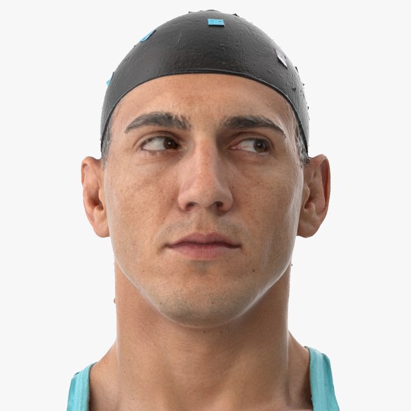 modelo 3d Mike Human Head Los ojos giran a la izquierda Escaneo limpio ...