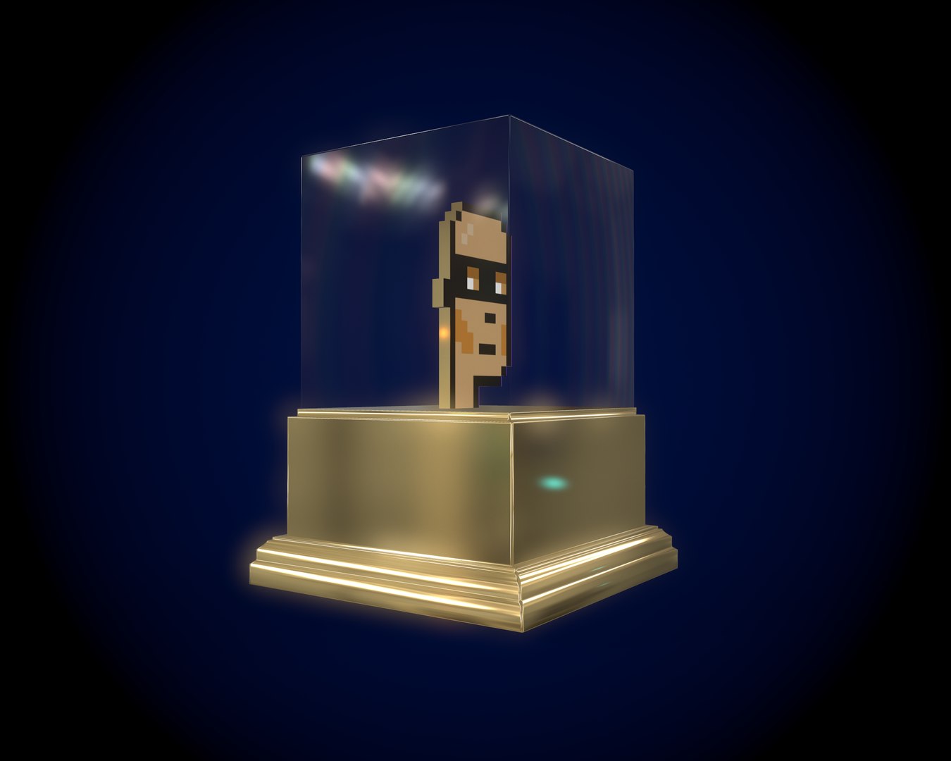 3D Gold Punk - TurboSquid 1831622