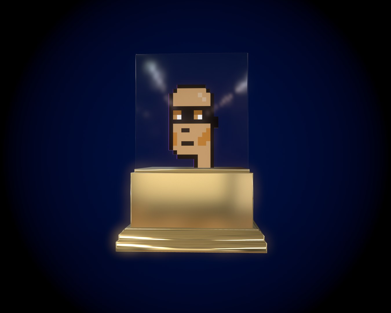 3D Gold Punk - TurboSquid 1831622