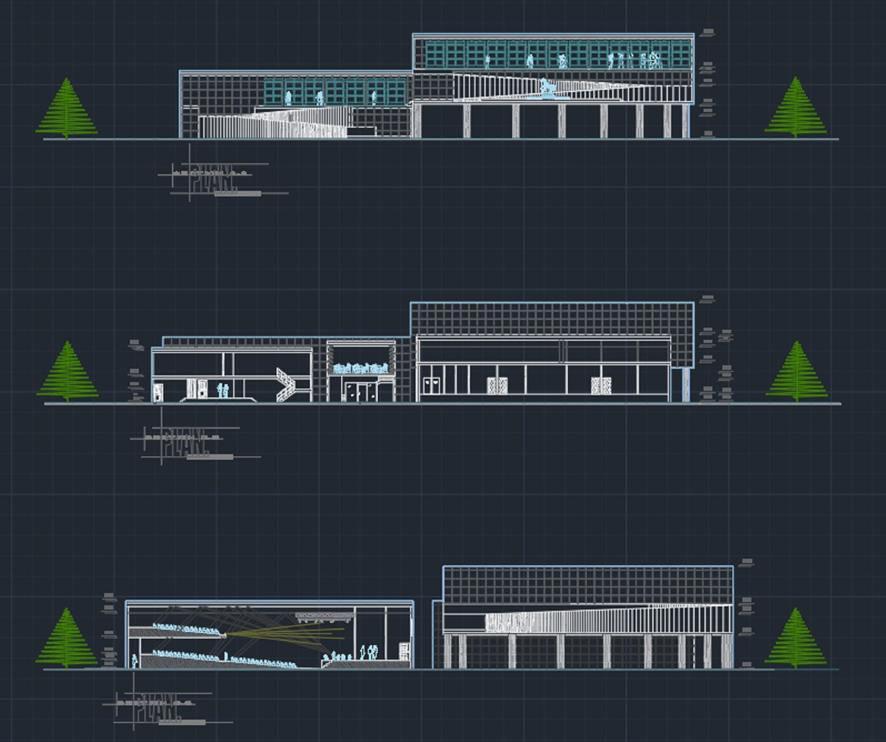 Museum Facade Environment 2D Drawing 3D - TurboSquid 2361786