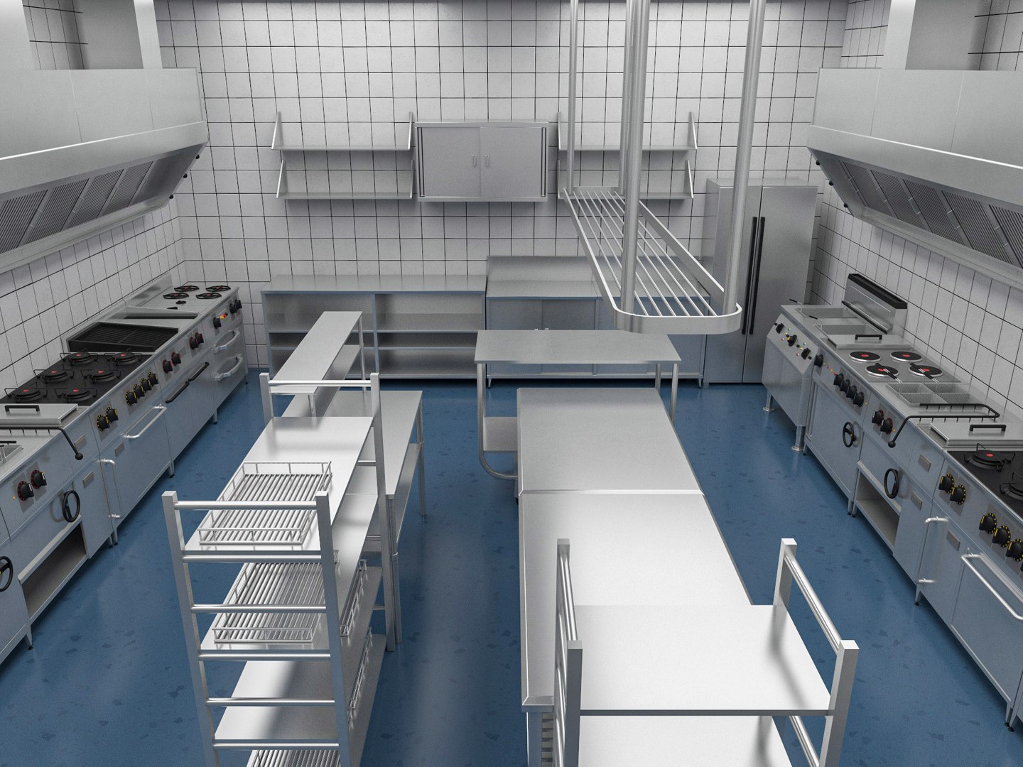 3D Commercial Kitchen 4 - TurboSquid 2094525
