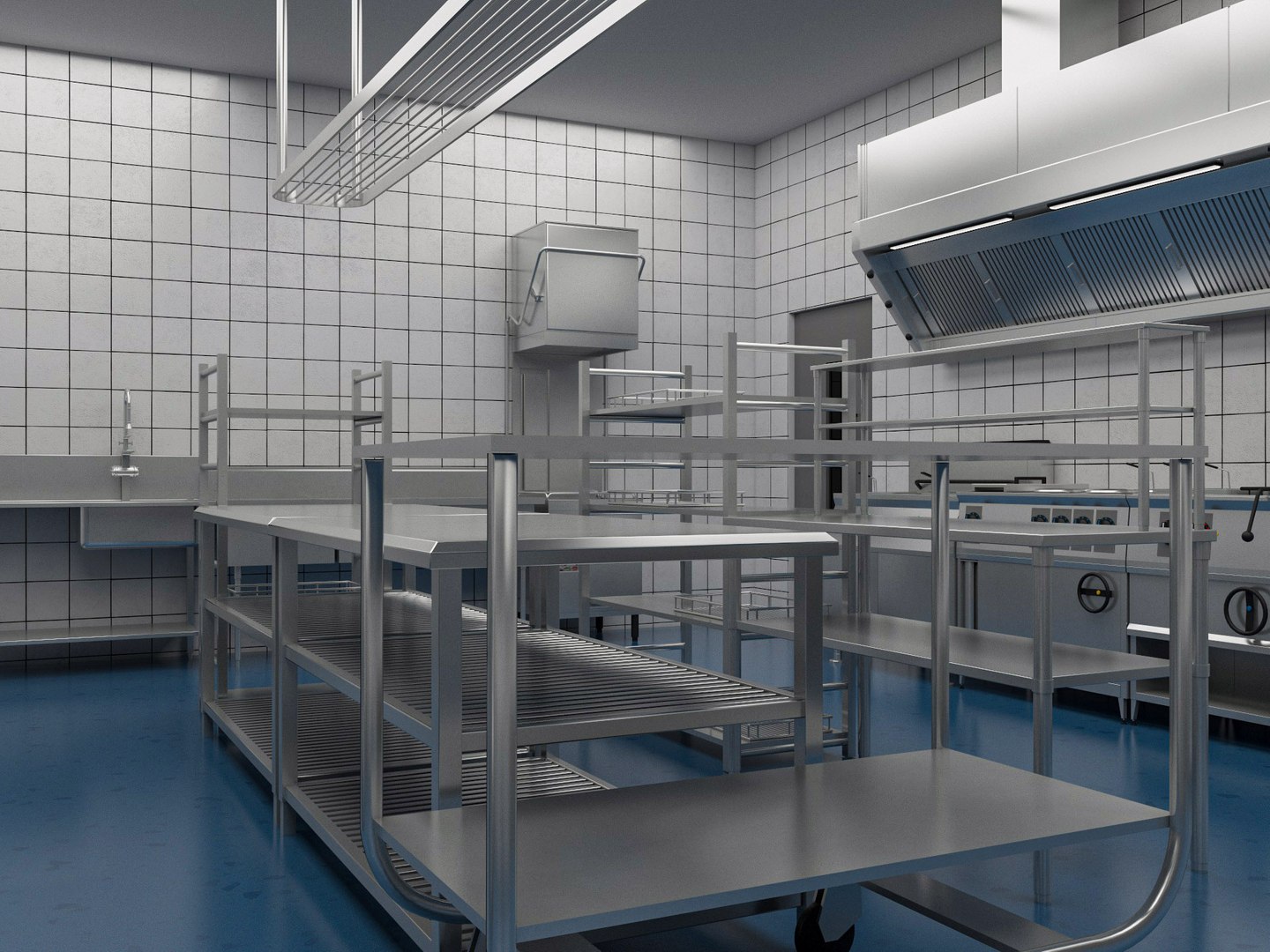 3D Commercial Kitchen 4 - TurboSquid 2094525