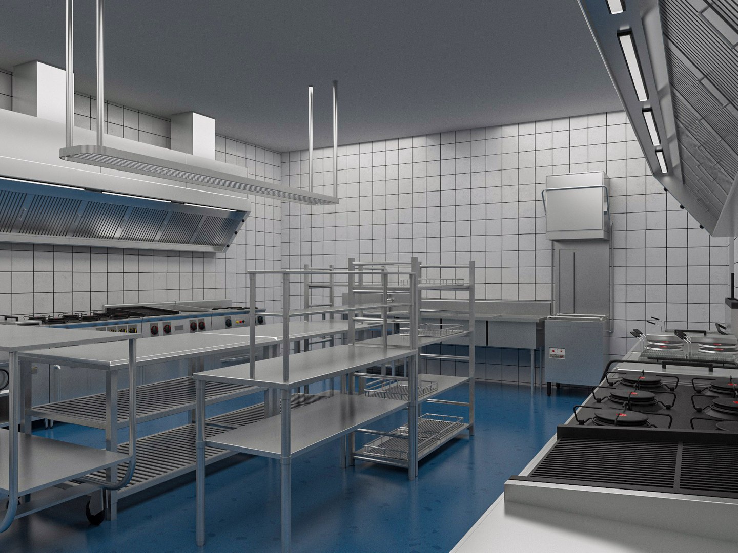 3D Commercial Kitchen 4 - TurboSquid 2094525