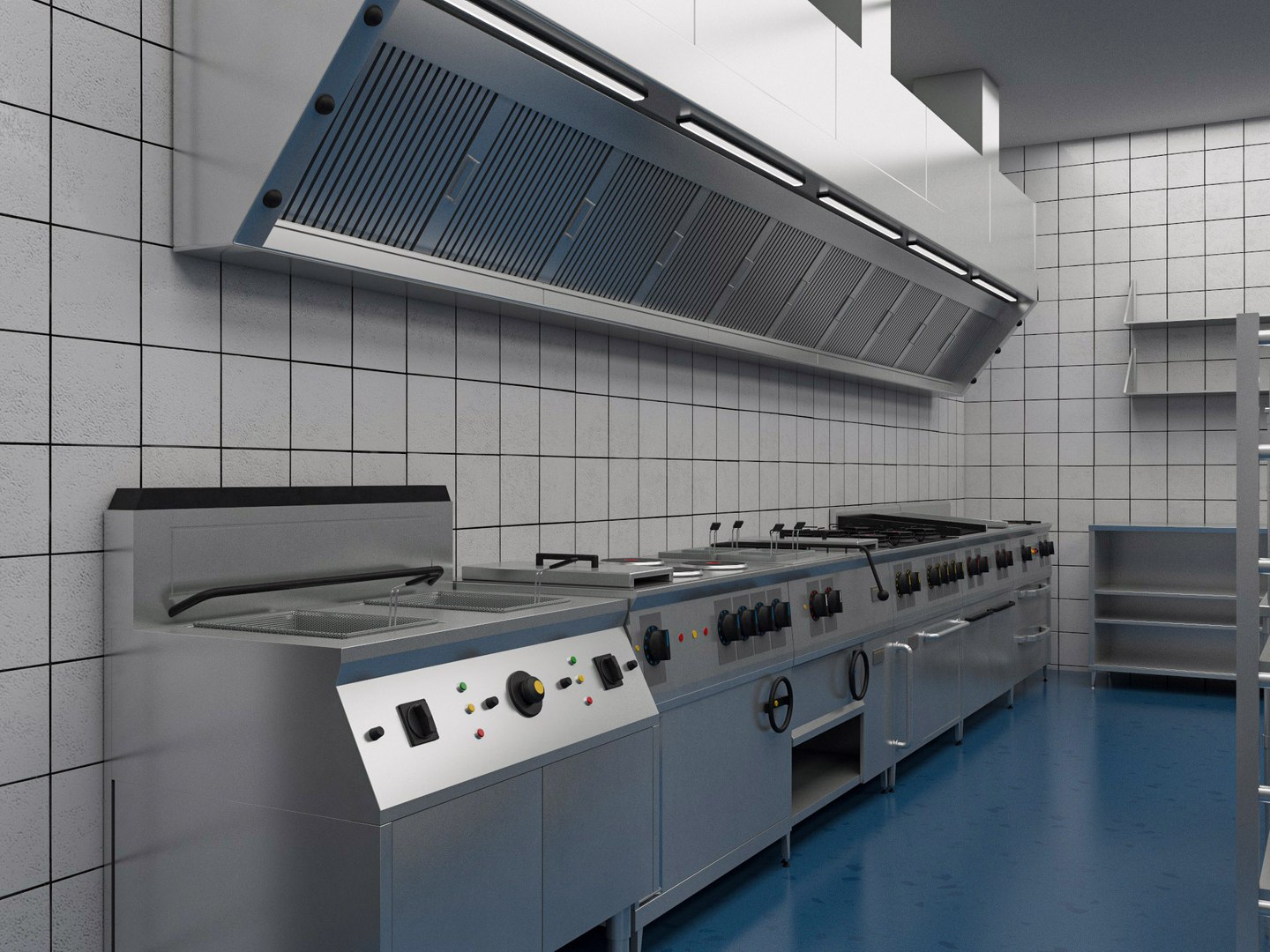 3D Commercial Kitchen 4 - TurboSquid 2094525