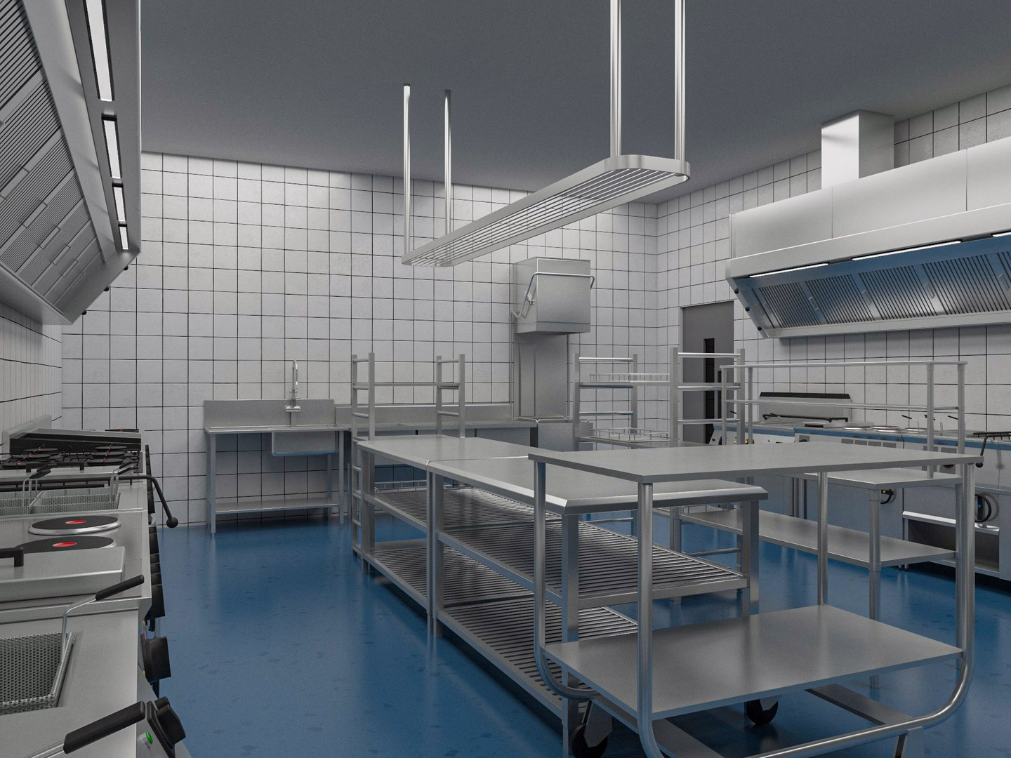 3D Commercial Kitchen 4 - TurboSquid 2094525